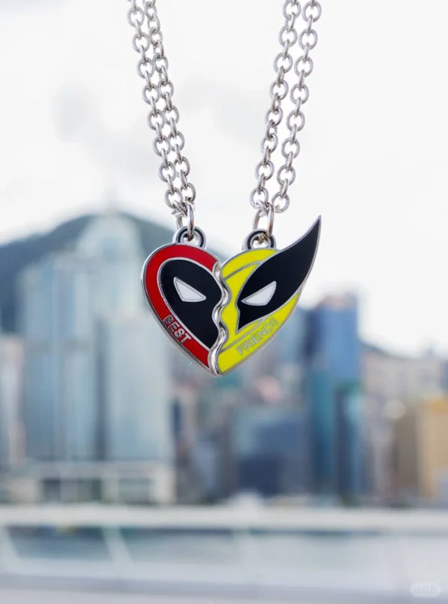 Deadpool Wolverine Necklace - Best Friends Gifts
