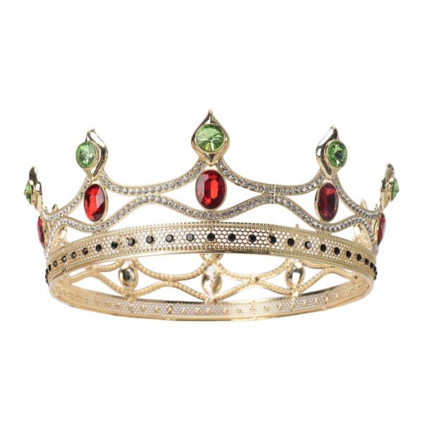Full Round Gold Crowns for Women
