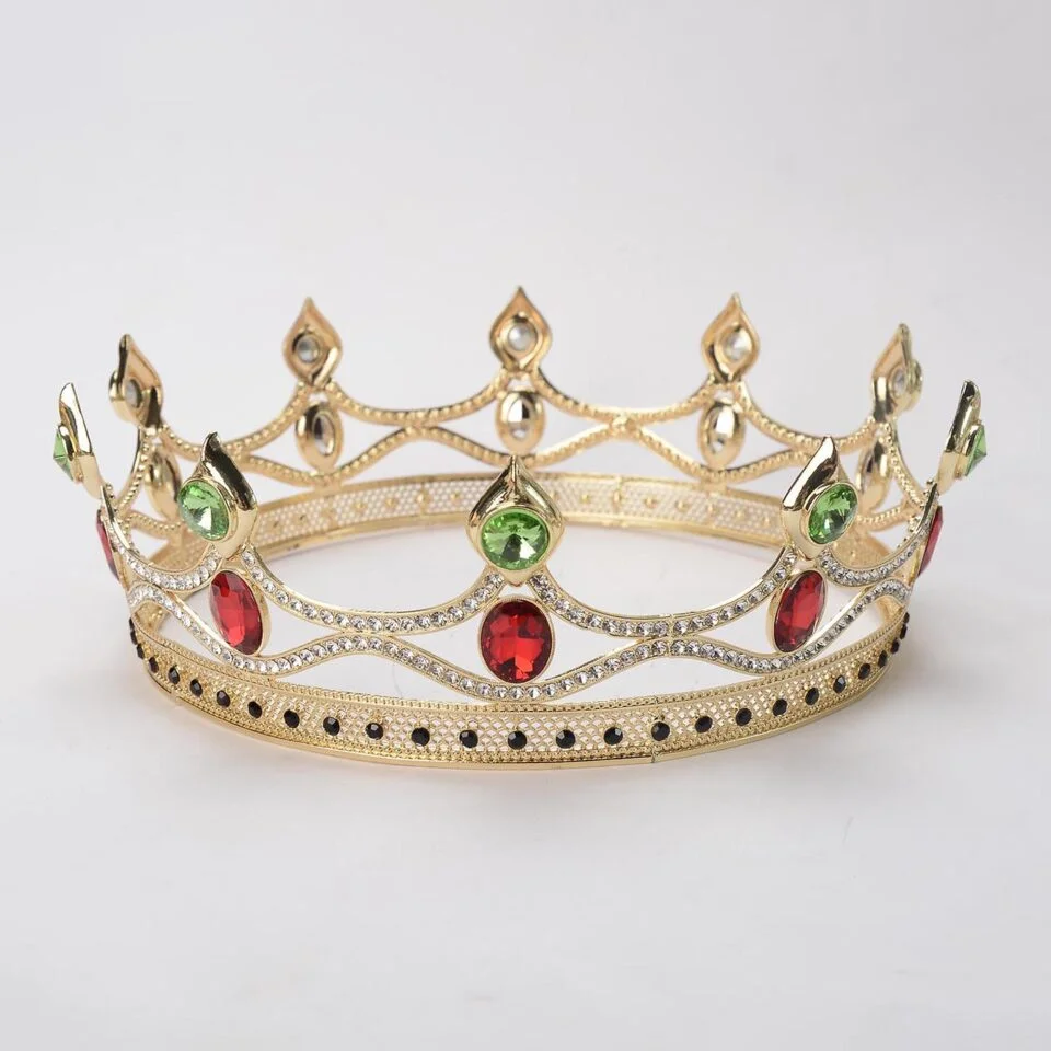 Medieval Gold King Crown for Men