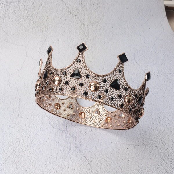 Full Round Gold Crowns for Women