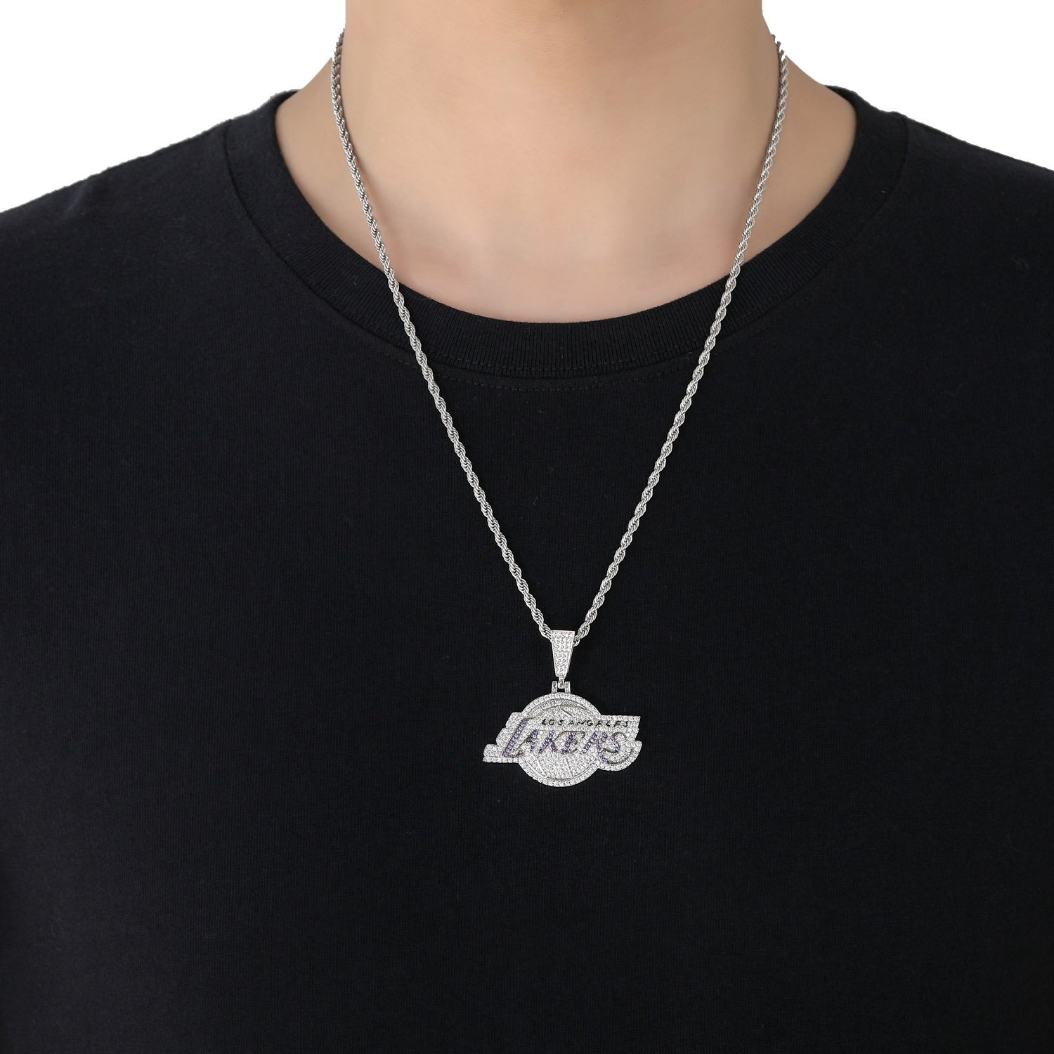 NBA Los Angeles Lakers Pendant Necklace - Stylish and Durable Jewelry