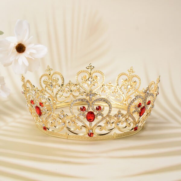 Full Round Gold Crowns for Women