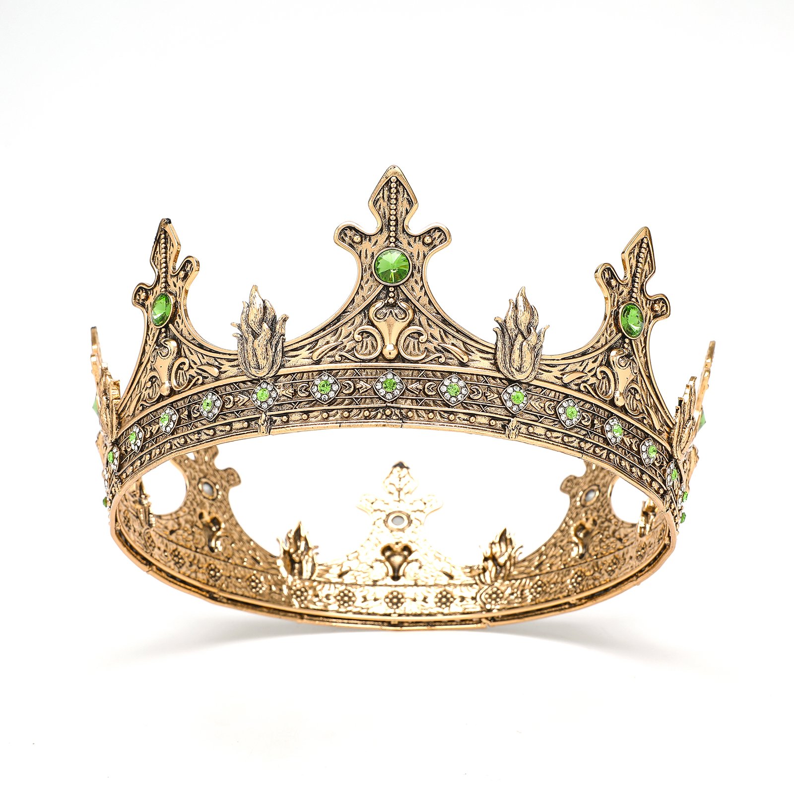 Medieval Gold King Crowns for Men Royal Costume Headwear for Party Hat ...