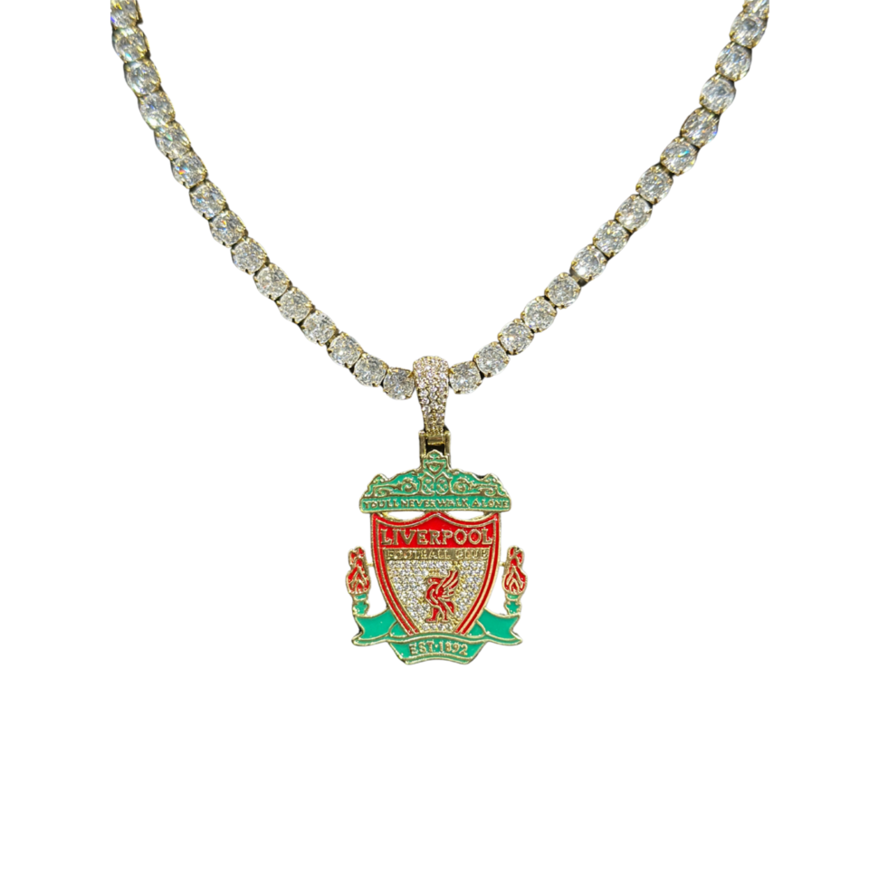Gold Liverpool FC Necklace for Fans - Eseres Jewelry - Premium and ...