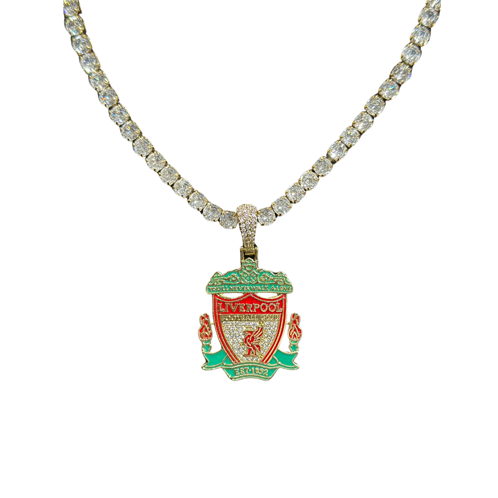 Gold Liverpool FC Necklace for Fans - Eseres Jewelry - Premium and ...
