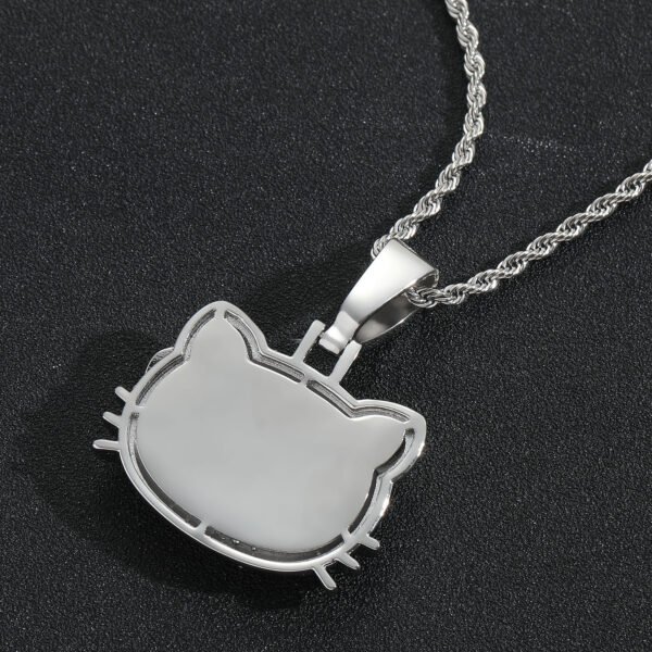 Iced Out Hello Kitty Pendant Necklace - Eseres Jewelry - Premium and ...