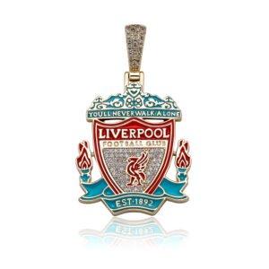 Gold Liverpool FC Necklace for Fans - Eseres Jewelry - Premium and ...