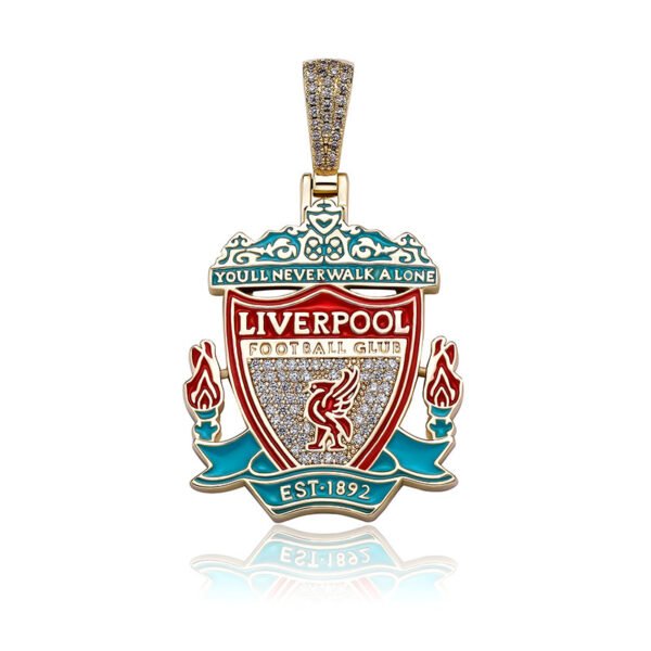 Gold Liverpool FC Necklace for Fans - Eseres Jewelry - Premium and ...