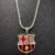 Silver FC Barcelona Pendant Necklace - Collector's Edition - Eseres ...