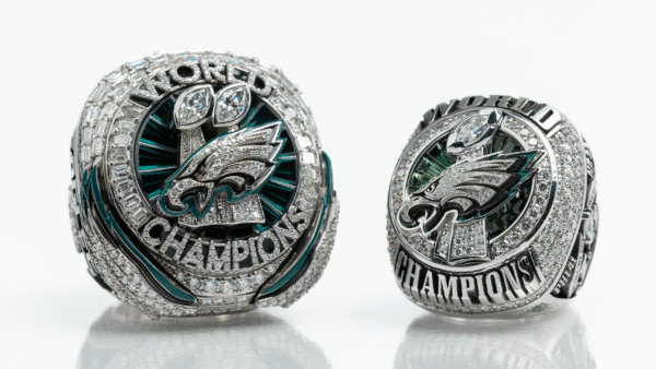 Newest 2025 Philadelphia Eagles Super Bowl LIX Replica Rings with Pop-Out Wings - Eseres Jewelry ...